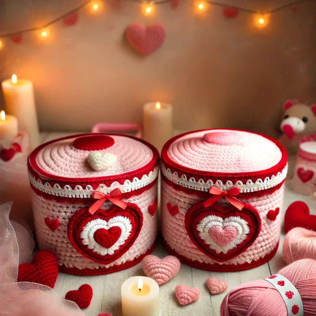 Modèle de crochet pour boîte de la Saint-Valentin – Sophiecrochet